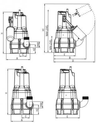 Découvrez notre gamme de pompes de relevage eaux usées Feka 600, avec ...