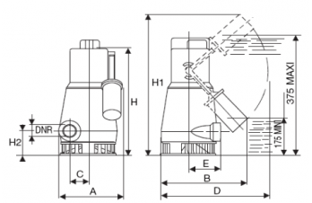 Découvrez notre gamme de pompes de relevage eaux usées Feka 600, avec ...